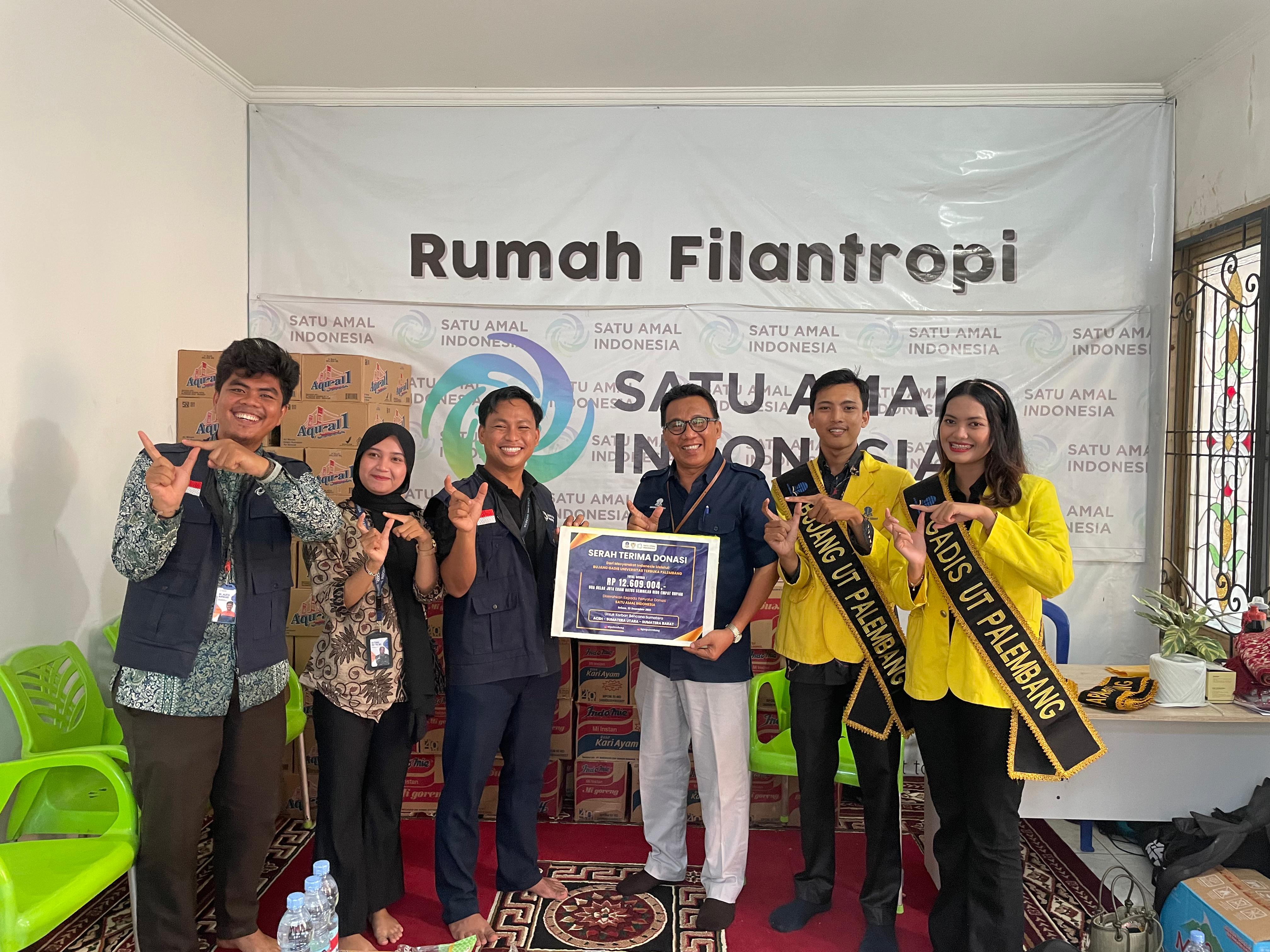 BGUT Palembang Himpun Donasi Rp12,6 Juta untuk Korban Bencana di Sumatera