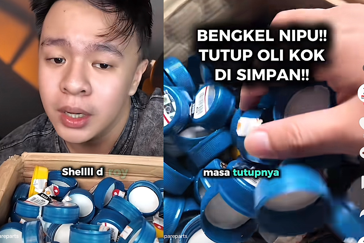 Mengapa Setiap Isi Oli Shell Tutup Botolnya Diambil, Banyak Konsumen ...