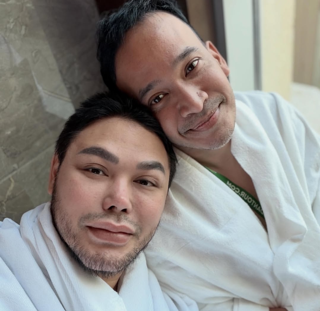 Alhamdulillah, Ivan Gunawan dan Ruben Onsu Sudah di Depan Ka'bah Tanah ...