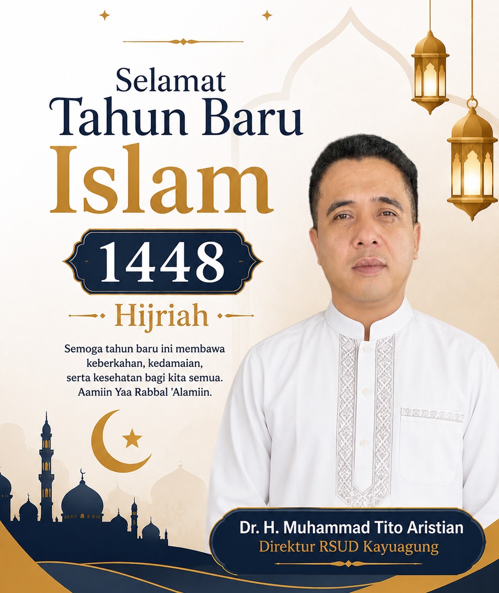 Dirut RSUD Kayu Agung Dr M Tito Aristian Mengucapkan Selamat Tahun Baru ...