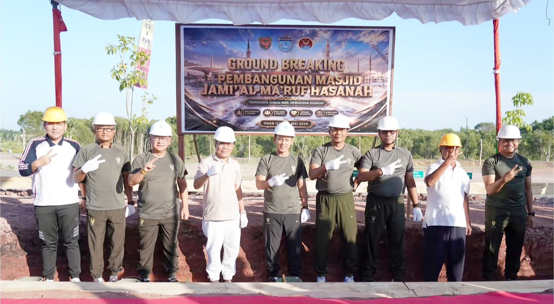 Wabup Ogan Ilir Dampingi Pangdam II/Sriwijaya Lakukan Ground Breaking ...