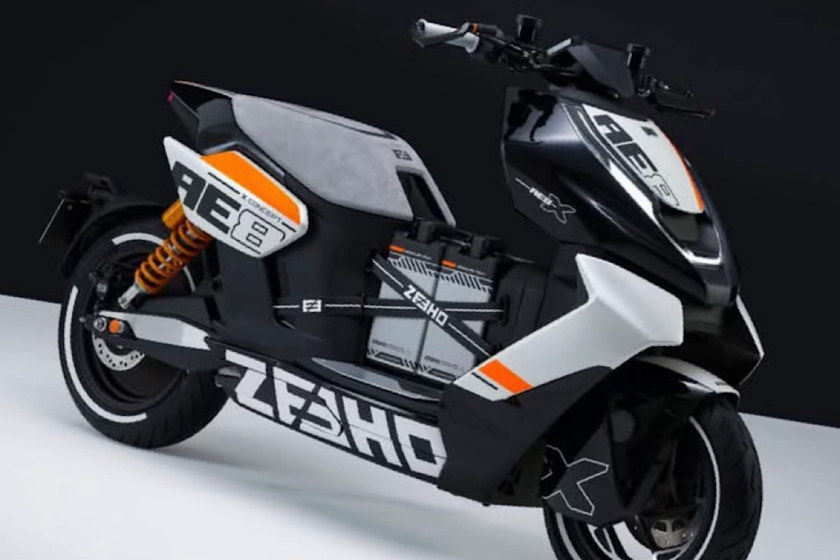 Bedah Fitur Motor Listrik Zeeho AE4, Skuter Listrik Futuristik Malaysia ...